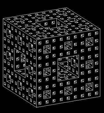 Menger's Sponge (depth 3)